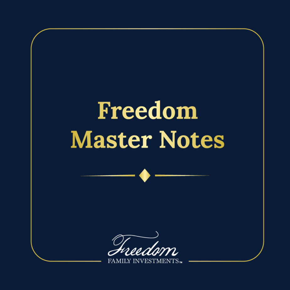 Freedom Master Notes – Long-Term Real Estate Growth 2026